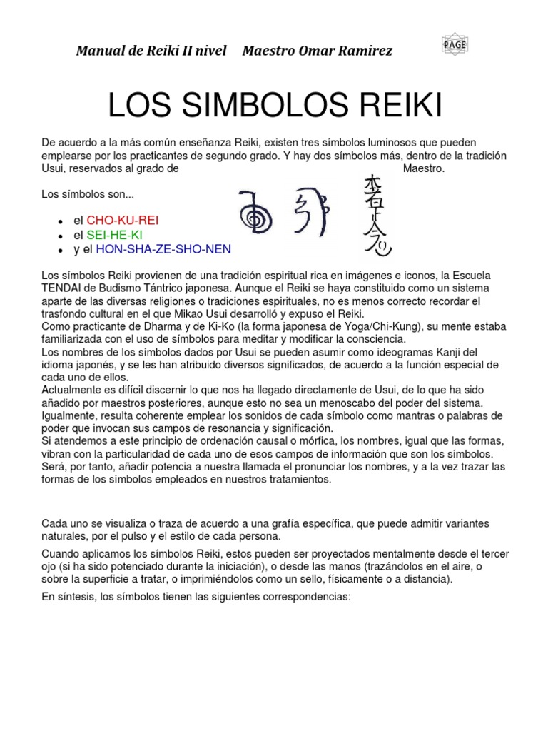 Reiki II Nivel | PDF | Reiki | Karma