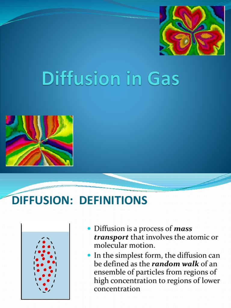 MT Diffusion in Gas F | PDF | Diffusion | Flux