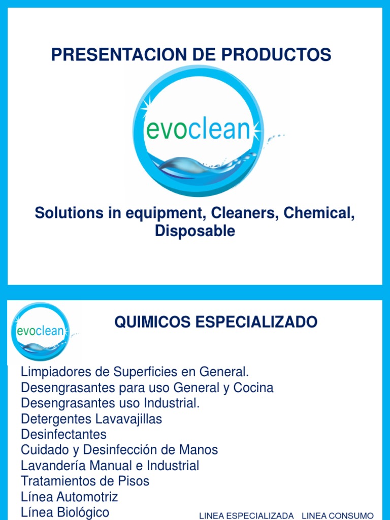 ProdLimpieza EVOCLEAN Cat-2019 | PDF | Naturaleza