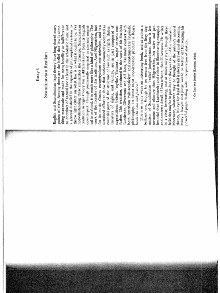 Herbert Hart - Scandinavian Realism PDF | PDF