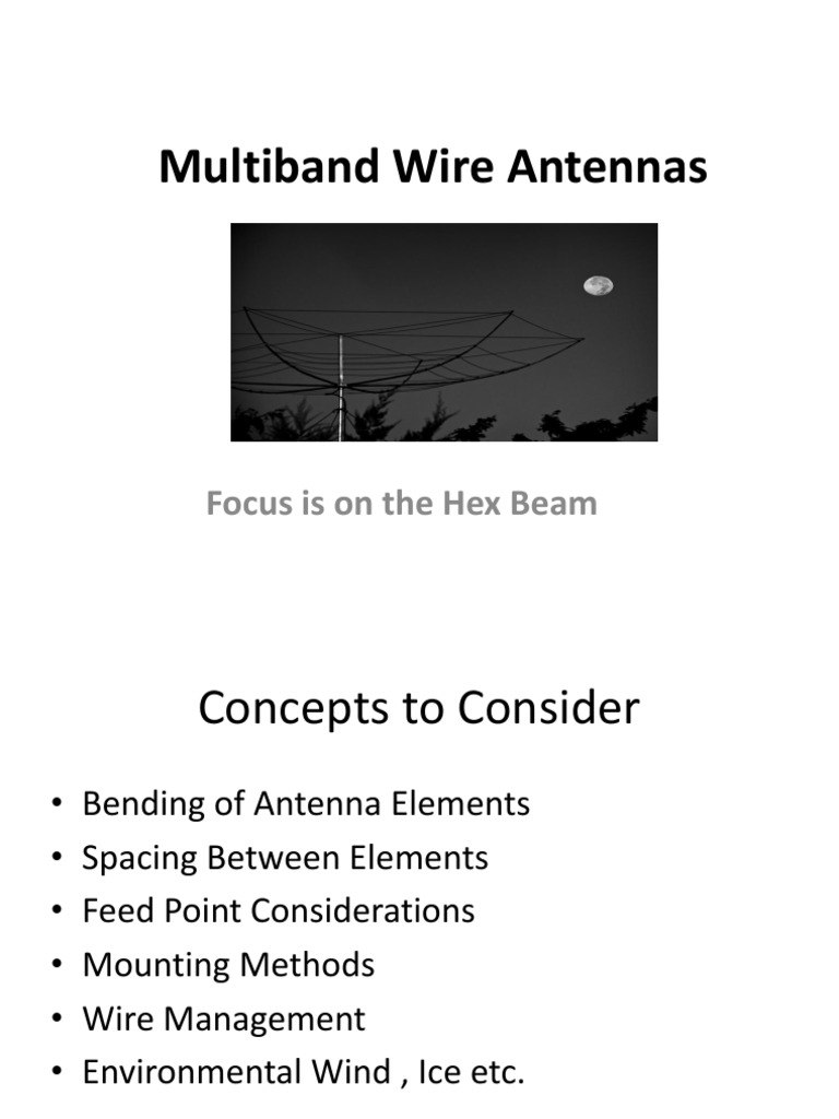 Multiband Wire Antennas | Download Free PDF | Antenna (Radio) | Radio ...