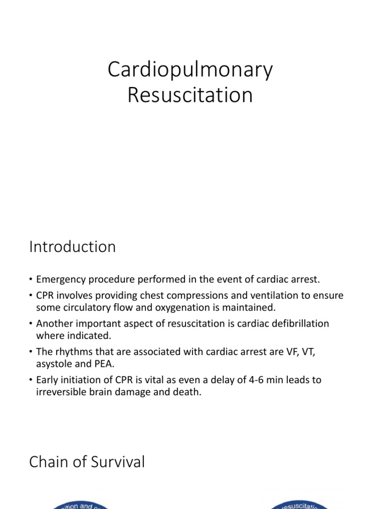 Cardiopulmonary Resuscitation | PDF | Cardiopulmonary Resuscitation ...