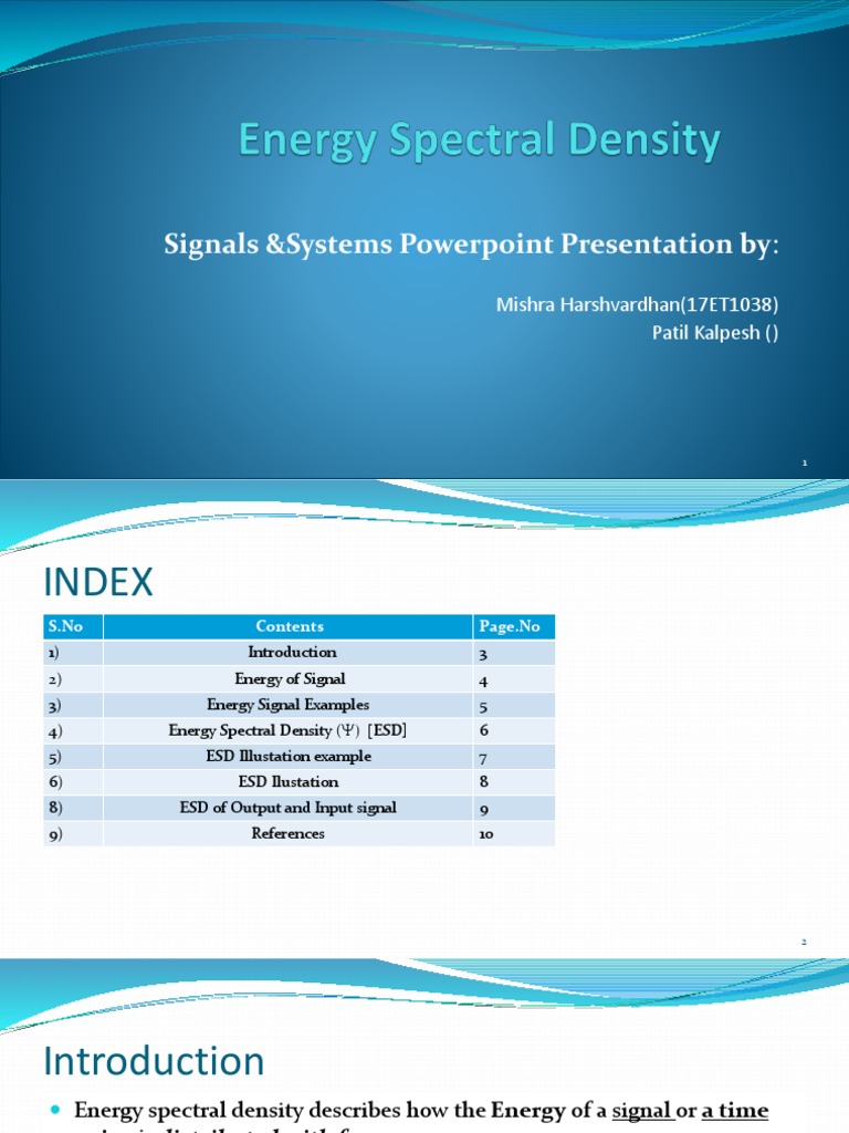 ESD PPT HK | Download Free PDF | Spectral Density | Telecommunications