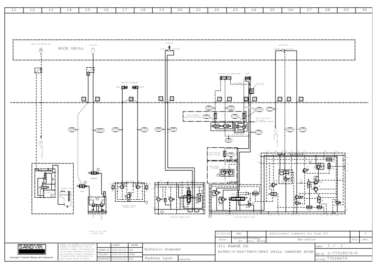 Diagrama Eléctrico Jumbo Sandvik | PDF
