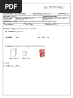 MYP III Math Summative Aassessment IB Criteria B | PDF | Teaching ...