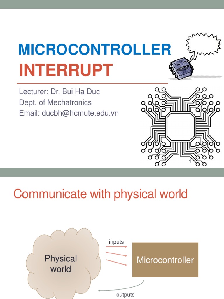 Interrupt | PDF | Microcontroller | Process (Computing)