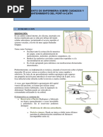 Colocación y cuidados del catéter Mahurkar | PDF | Hemodiálisis ...