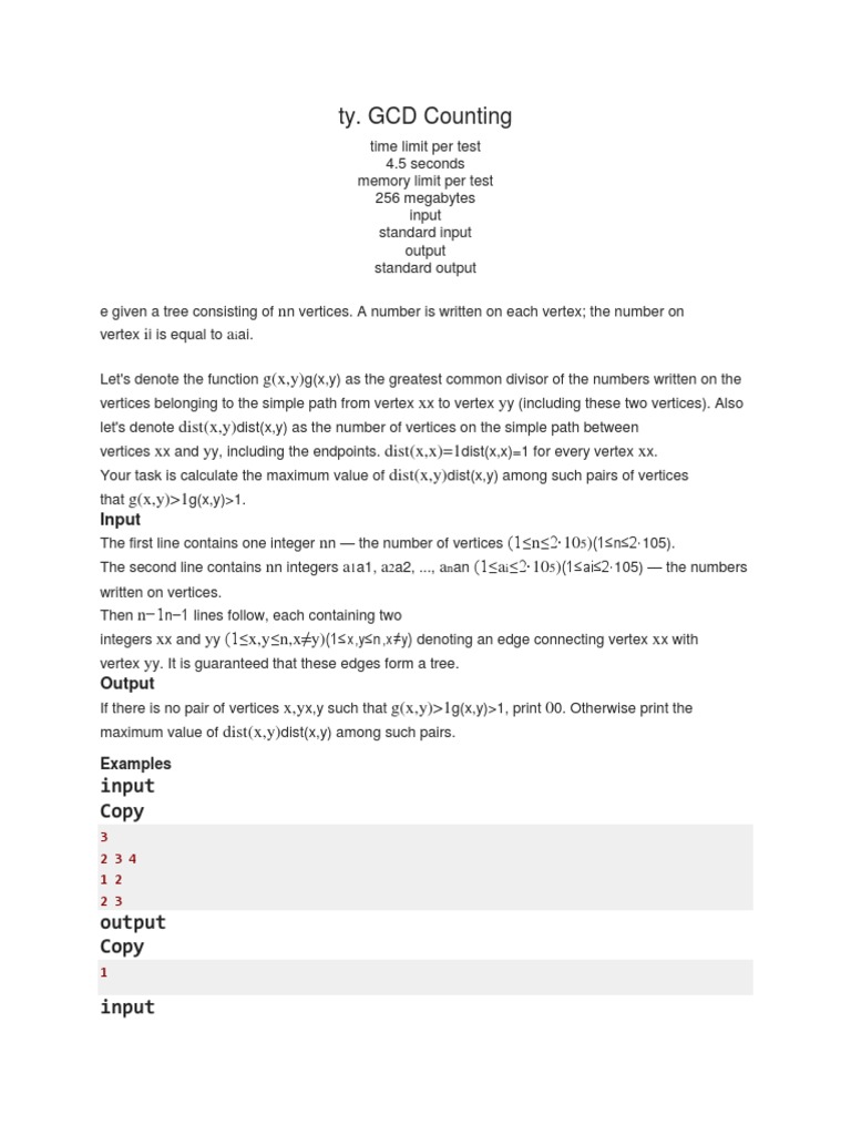 GCD Tree Path Length | PDF