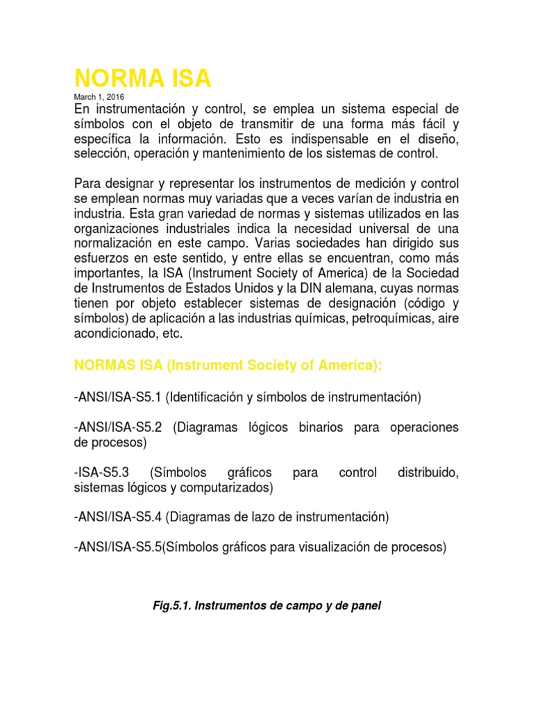Norma Isa | PDF | Controlador lógico programable | Red de computadoras