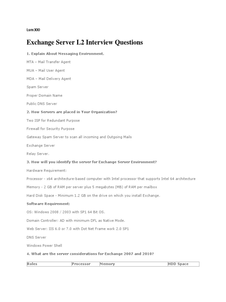 Active Directory Interview Questions and Answers | PDF | Microsoft ...