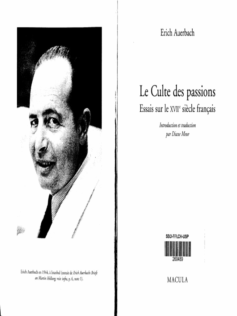 Auerbach - Racine Et Les Passions (In Le Culte Des Passions) PDF | PDF