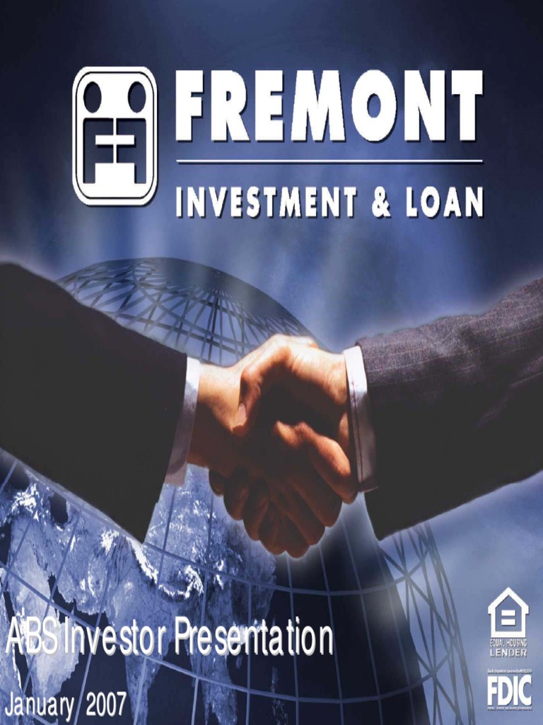 ABS Investor Presentation | PDF | Loan To Value Ratio | Real Estate ...