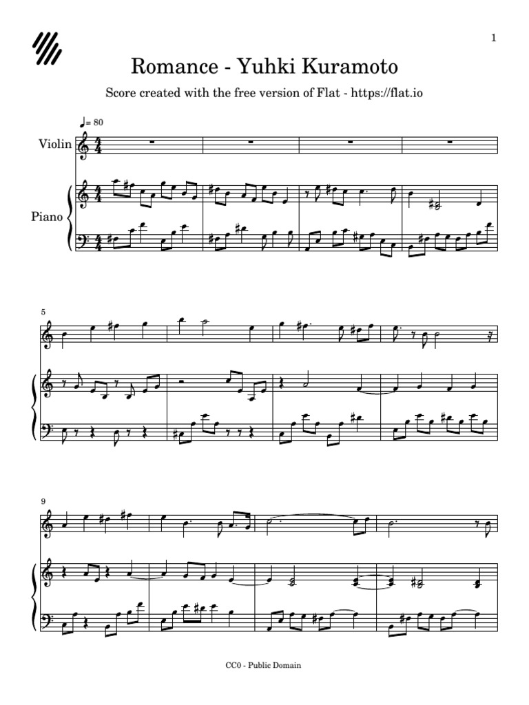 Romance - Yuhki Kuramoto | PDF