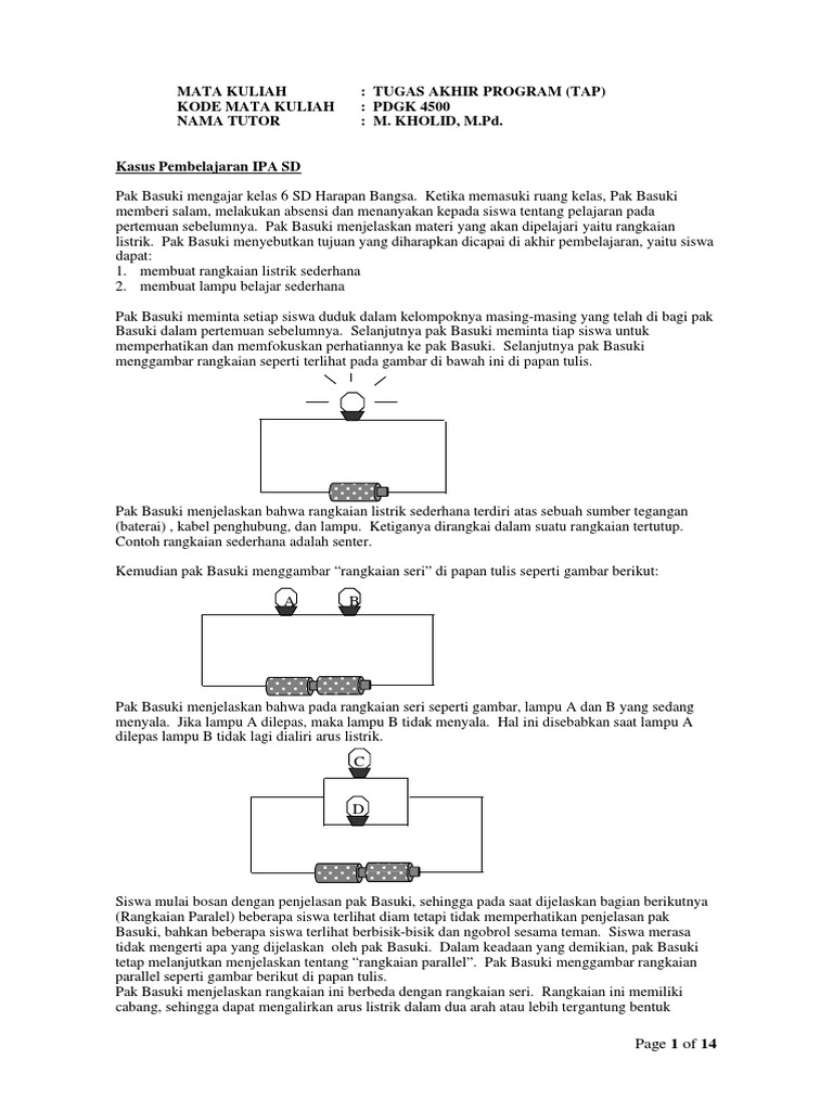 Latihan Mandiri PDGK4500 TAP PDF | PDF