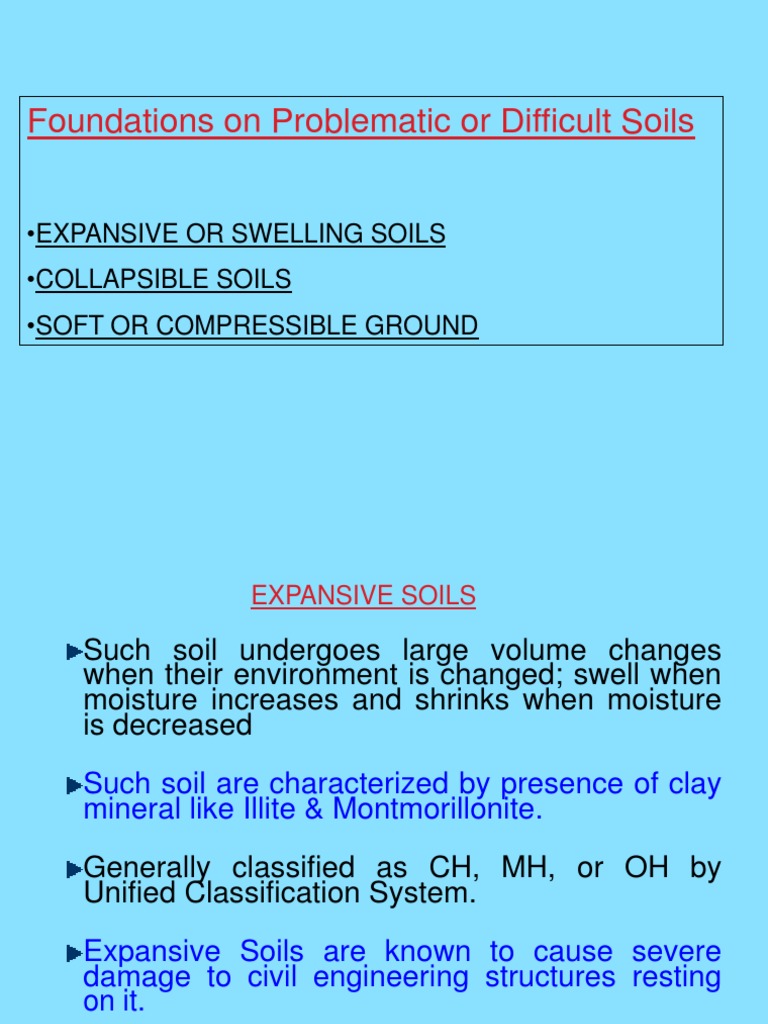 Difficult Soils | PDF | Soil | Deep Foundation