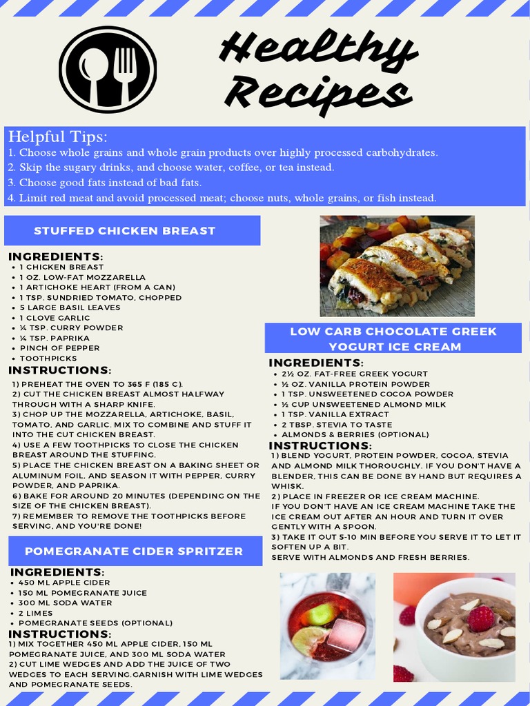 Health Booth Handout 2 | PDF | Strength Training | Food And Drink