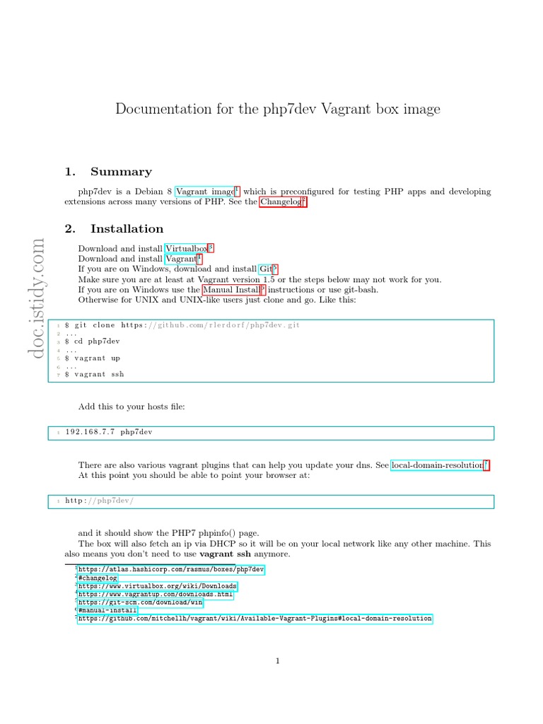 php7 Development With Vagrant | PDF | Php | World Wide Web