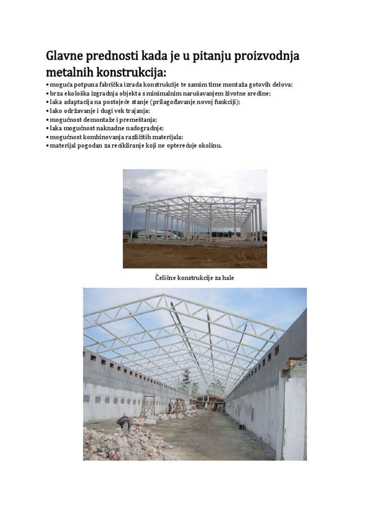 Metalne Konstrukcije | PDF