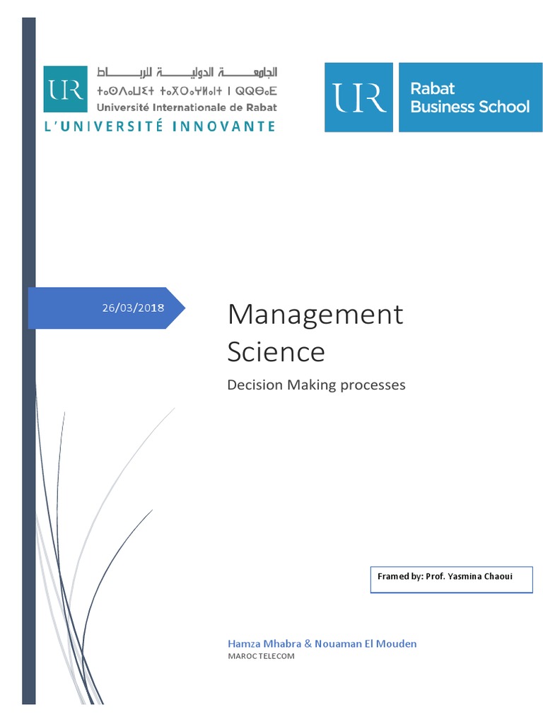 INTRODUCTION Management Science | Download Free PDF | Business ...