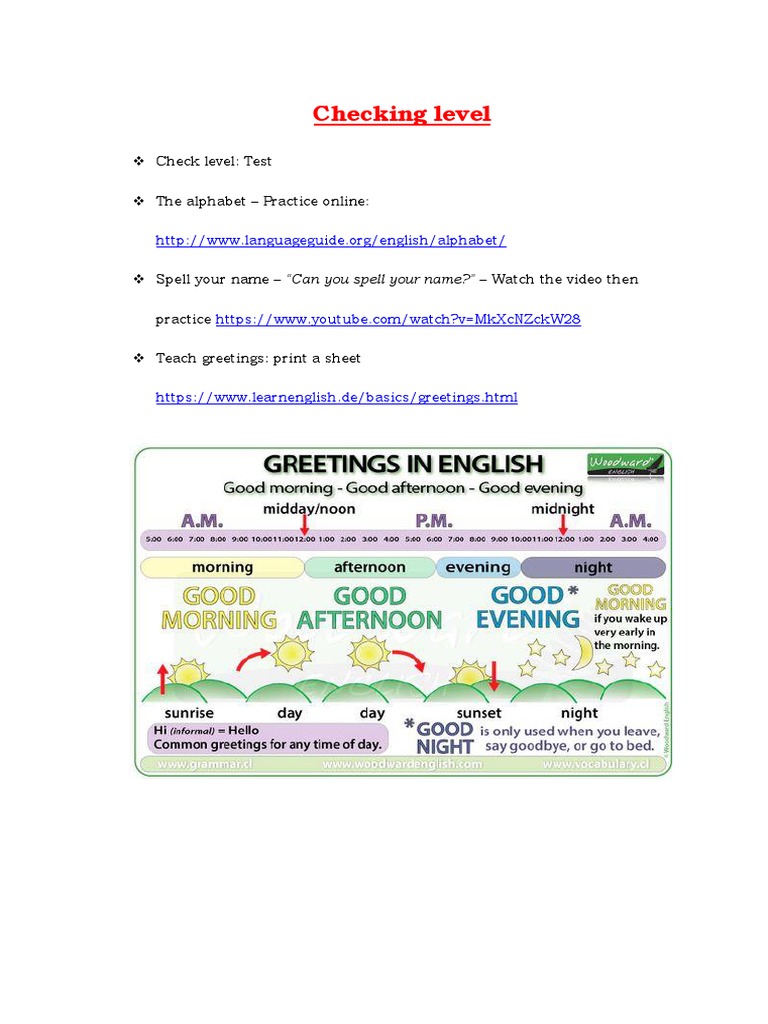 Online English Level Assessment Tools | PDF