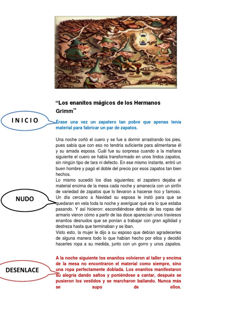 Los Enanitos Mágicos Cuento Pdf