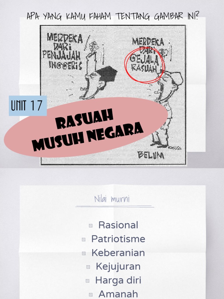 Unit 17 Rasuah Musuh Negara | PDF