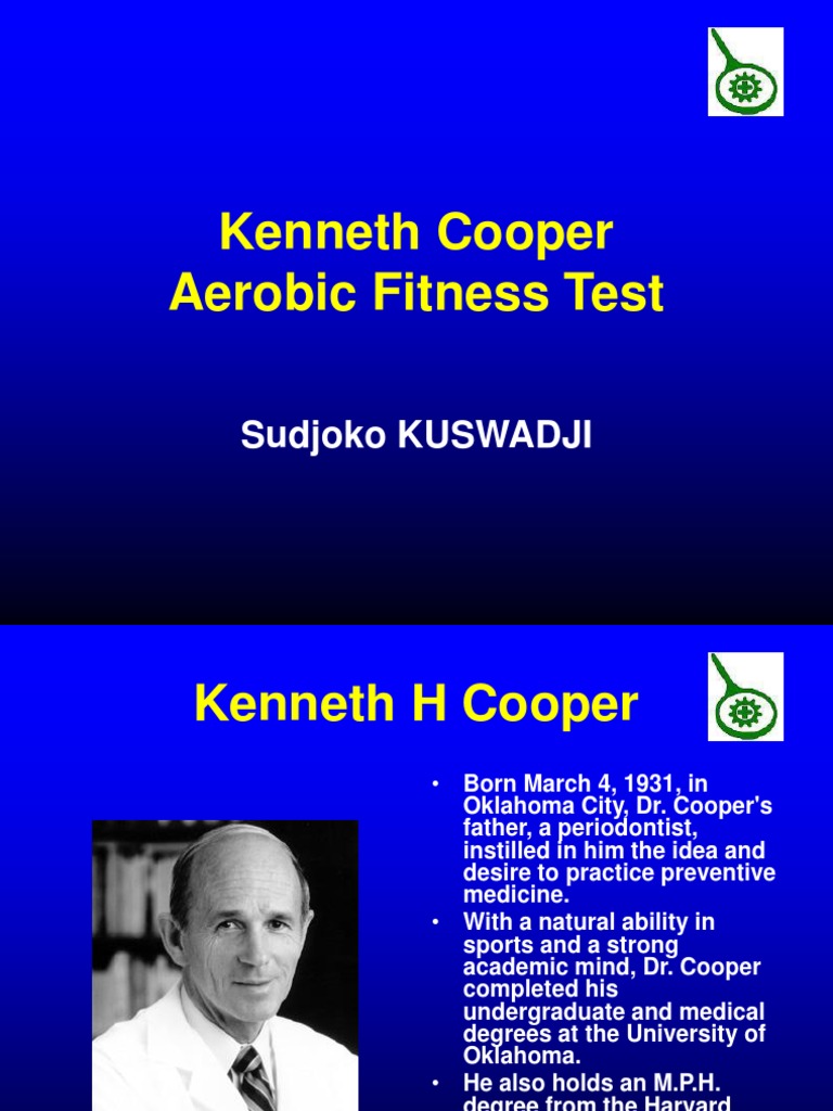 Kenneth Cooper Aerobic Fitness Test: Sudjoko KUSWADJI | PDF ...