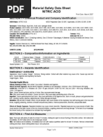 Nitric Acid Safety Data Sheet | PDF | Dangerous Goods | Personal ...