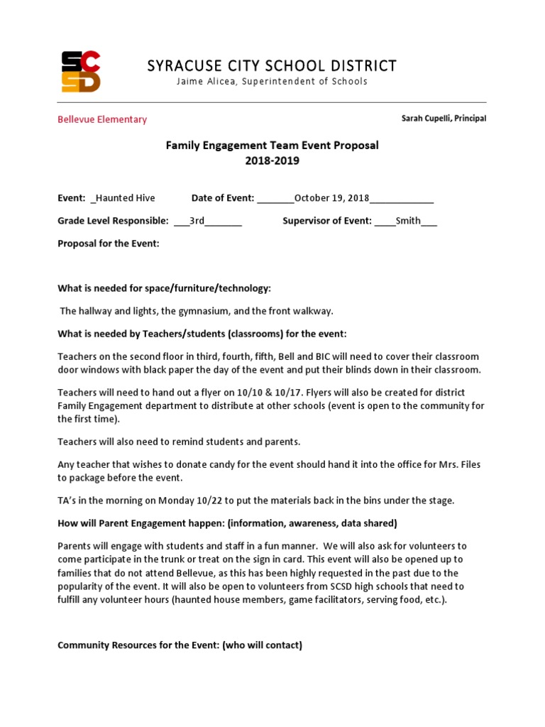 Haunted Hive Proposal Updated | PDF | Classroom | Behavior Modification