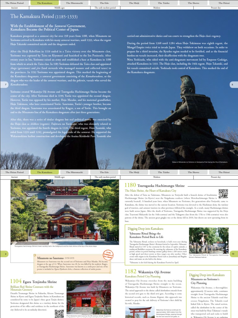 Kamakura: Samurai Era Insights | PDF | Feudal Japan | Japan