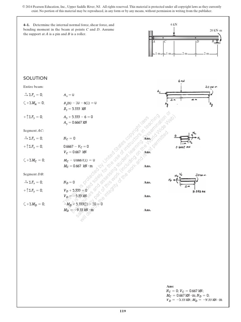 Chapter 4 PDF | PDF | Beam (Structure) | Continuum Mechanics