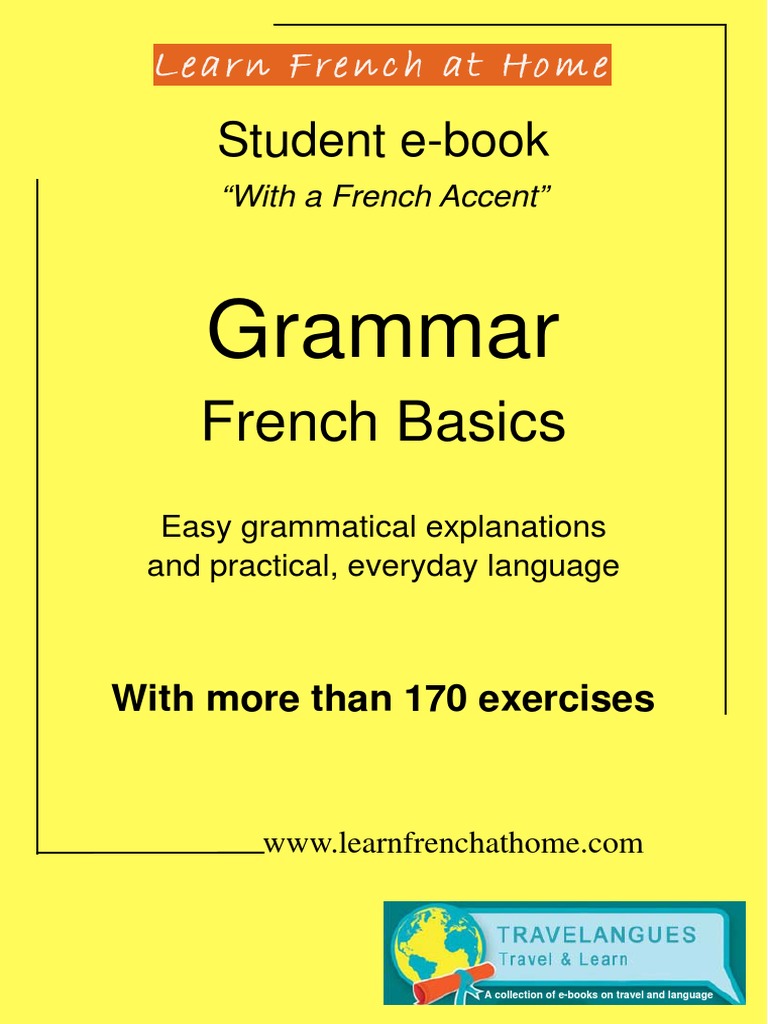 French Basics Grammar Book - Learn French at Home PDF | Download Free ...