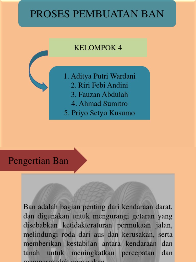 Kelompok 4 Proses Pembuatan Ban | PDF