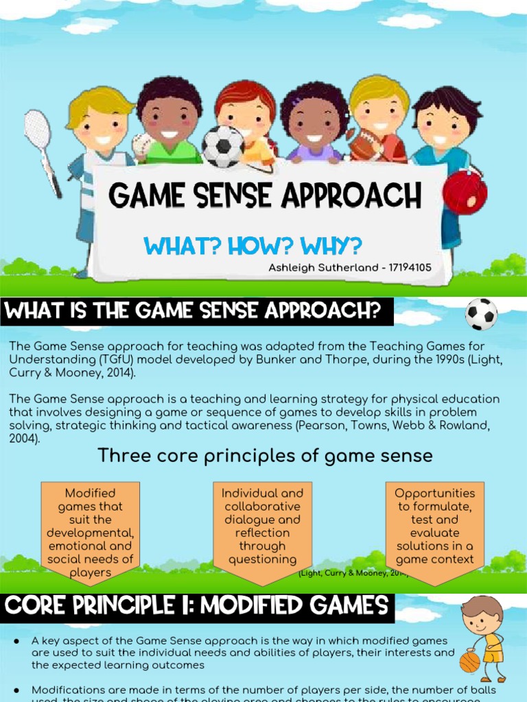 Game Sense | PDF | Learning | Facilitator