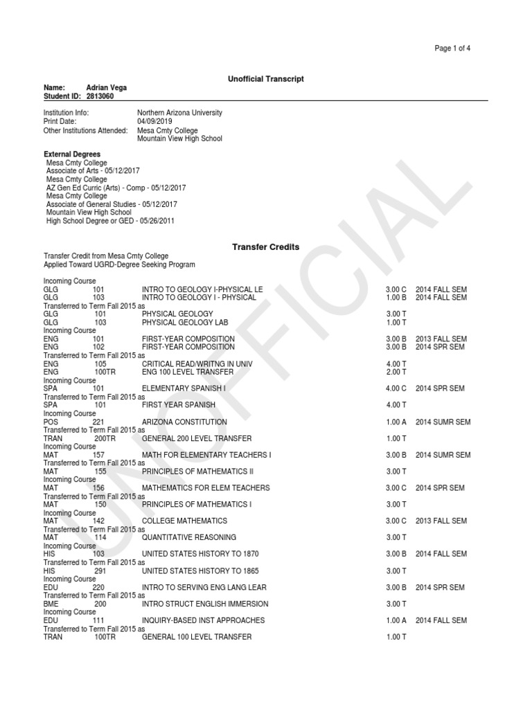 Transcript | PDF | Learning | Academia