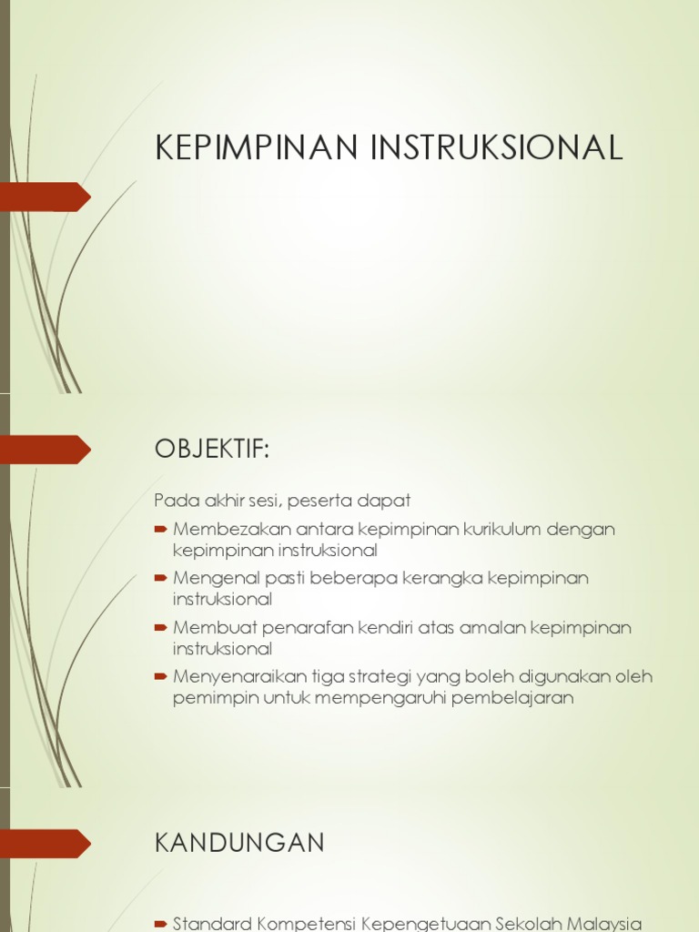 Kepimpinan Instruksional PDF | PDF