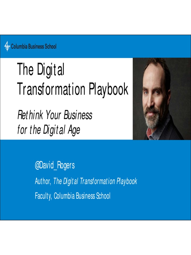 The Digital Transformation Playbook | PDF | Marketing | Business