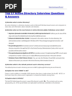 Windows Administrator L2 Interview Question - System Administrator | PDF | Active Directory ...