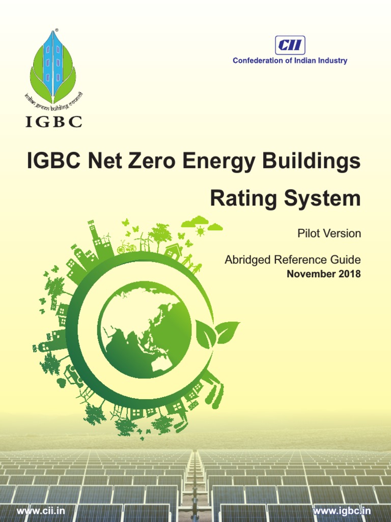 IGBC Net Zero Energy Buildings Rating System - Pilot - Nov - 2018 | PDF ...