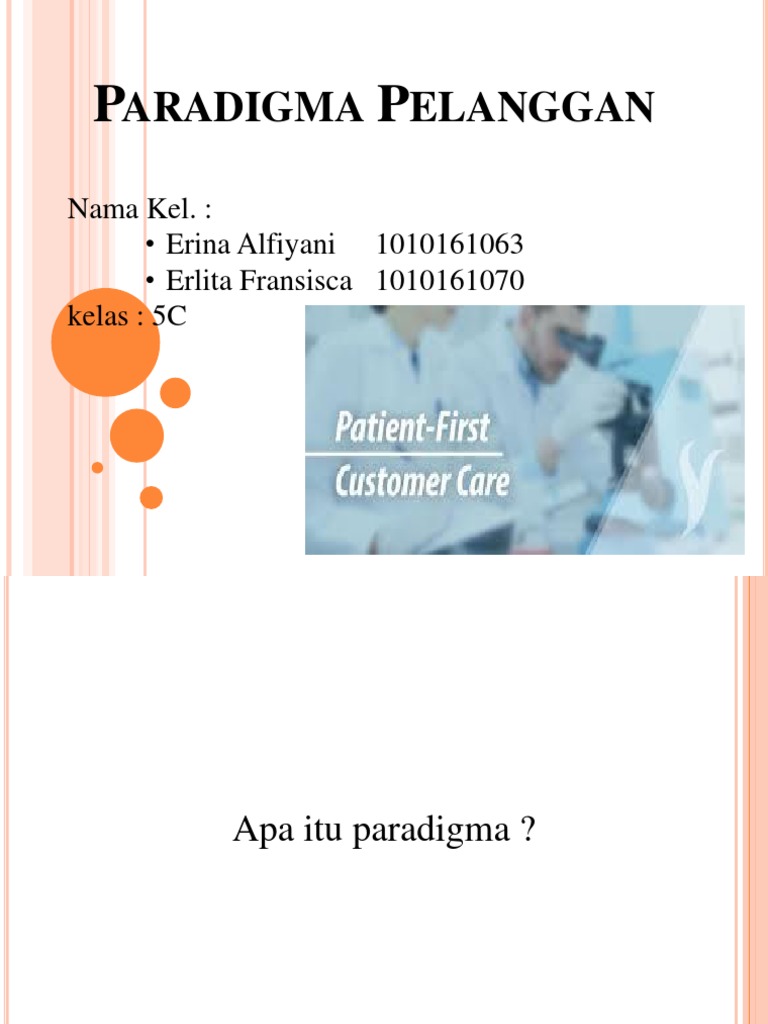 Paradigma Pelanggan Manlab | PDF | Pengembangan Diri