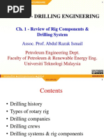 List of Components of Oil Drilling Rigs PDF | PDF | Casing (Borehole ...