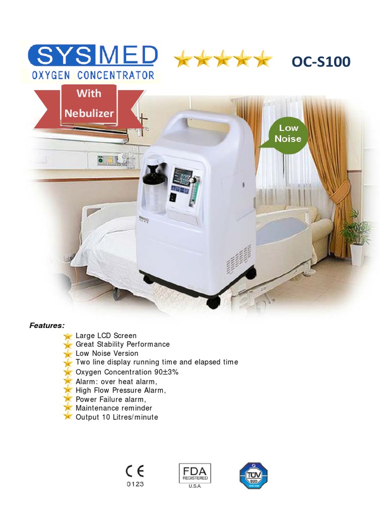 Medical Oxygen Concentrator Specs | PDF