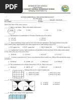 Grade 5 Science 4th Quarter Test | PDF | Weathering | Moon