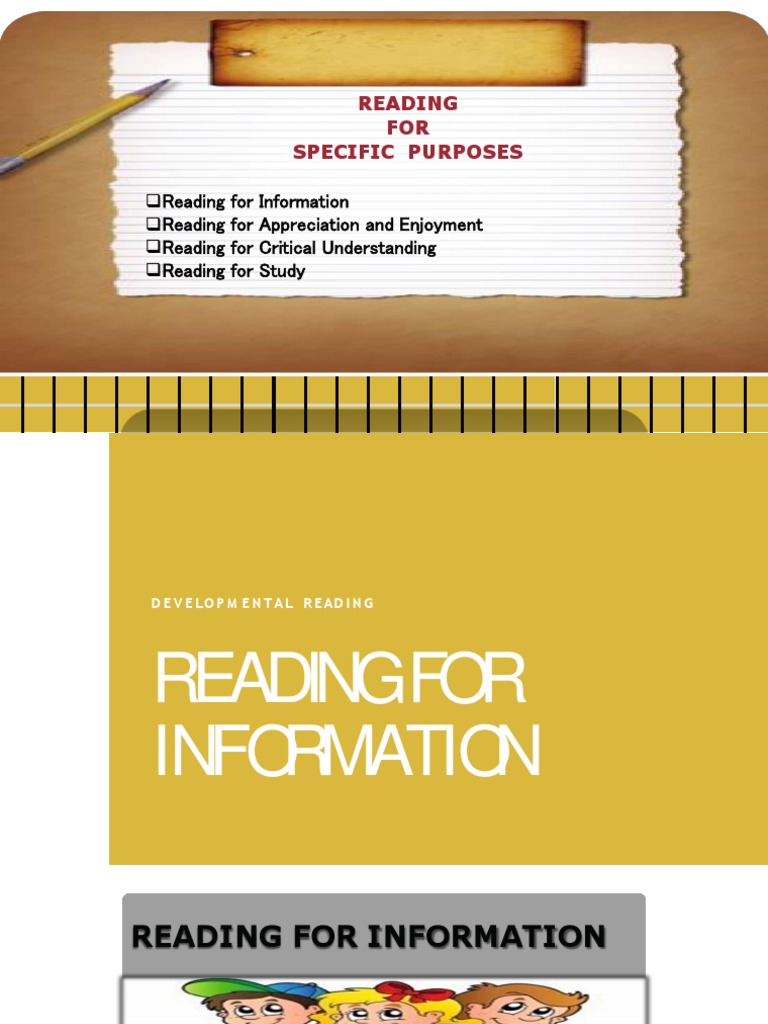 Reading For Information | Download Free PDF | Reading (Process ...