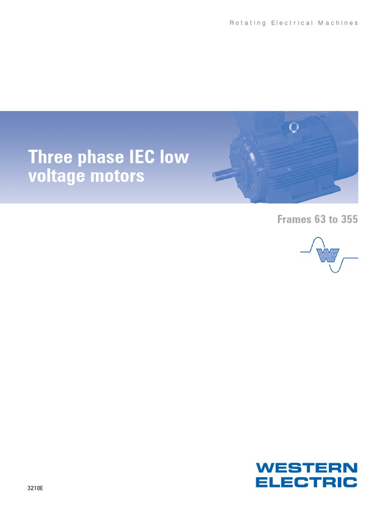 Brosure IEC Motor | PDF | Electromagnetic Compatibility | Electric Motor