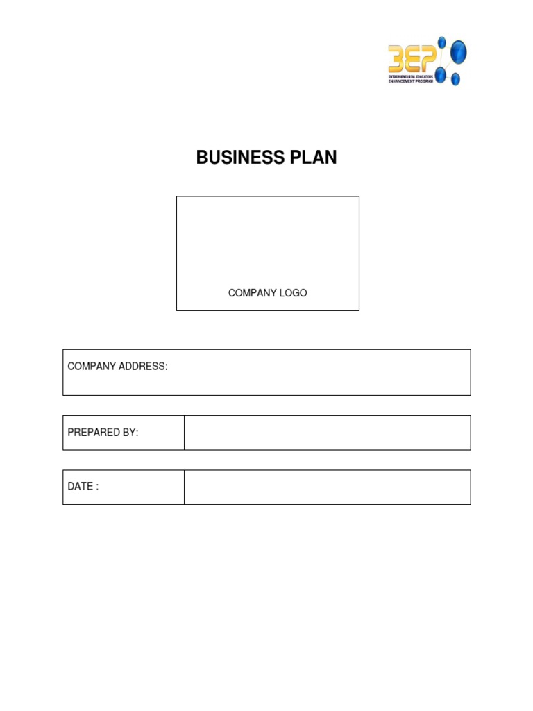 Business Plan Template 2 | PDF | Balance Sheet | Product (Business)