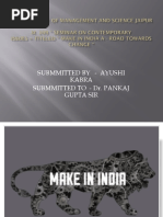 Make in India Economics Project Final | PDF | Infrastructure | Economies