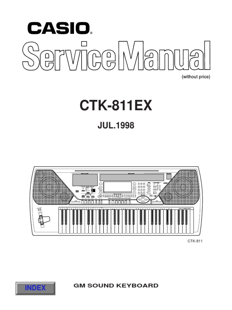 Casio CTK 811 Ex | PDF | Synthesizer | Sound