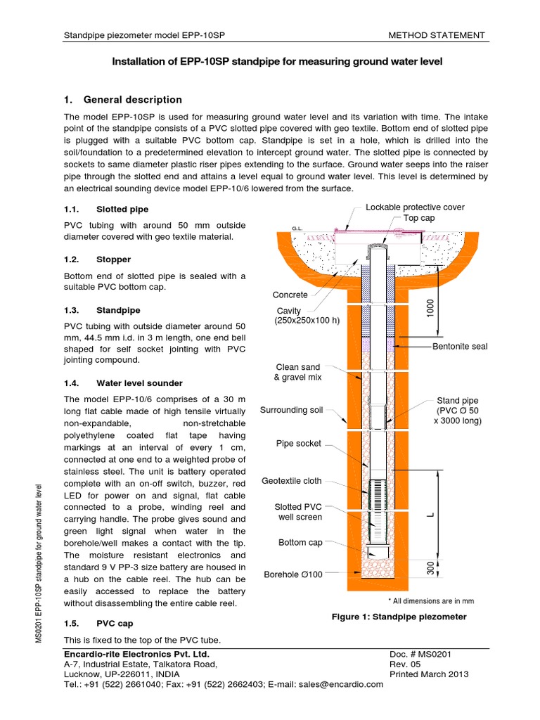 EAN-70M Portable Tiltmeter Manual - R01 | PDF | Polyvinyl Chloride ...