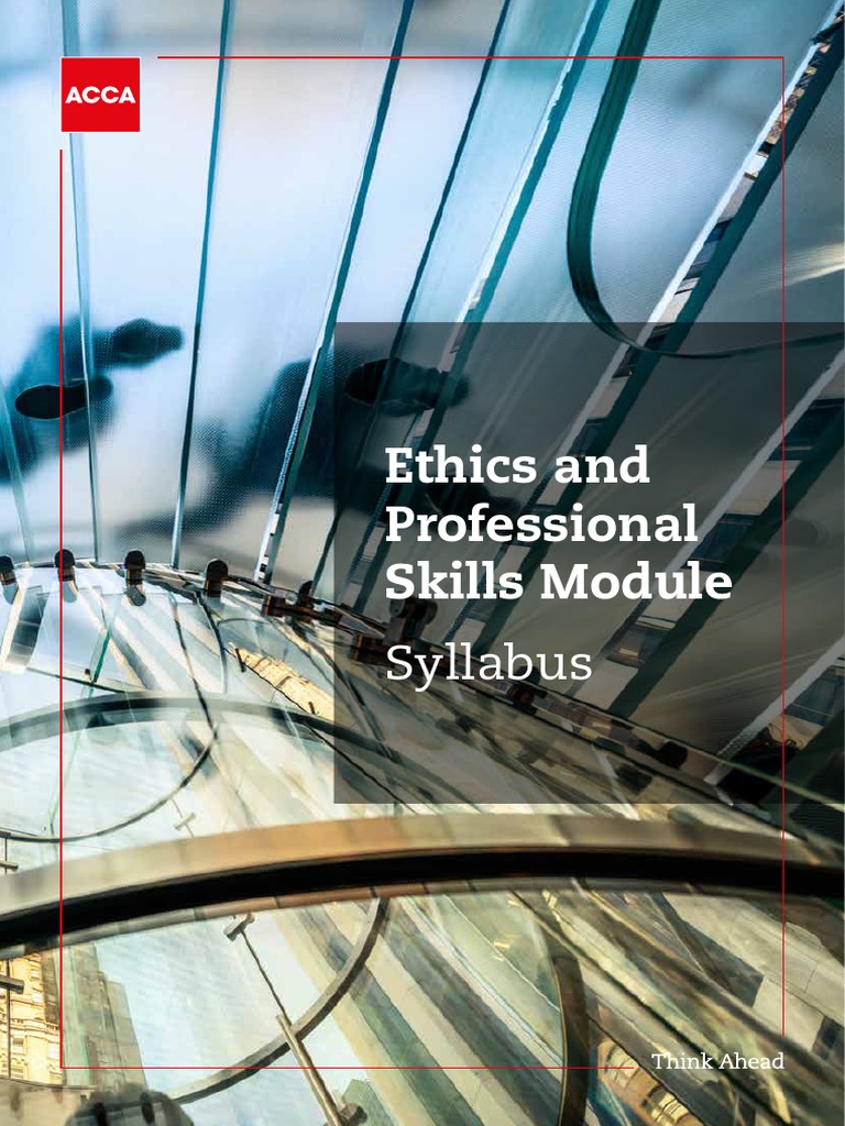 Ethics and Professional Skills Module: Syllabus | PDF | Leadership ...